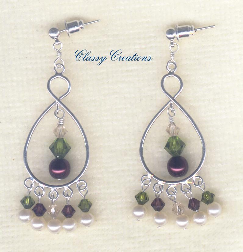 Classy Creations - Jewelry By Dawn - Earrings - Crystal